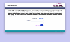 Epreauth.fhpl.net: Login